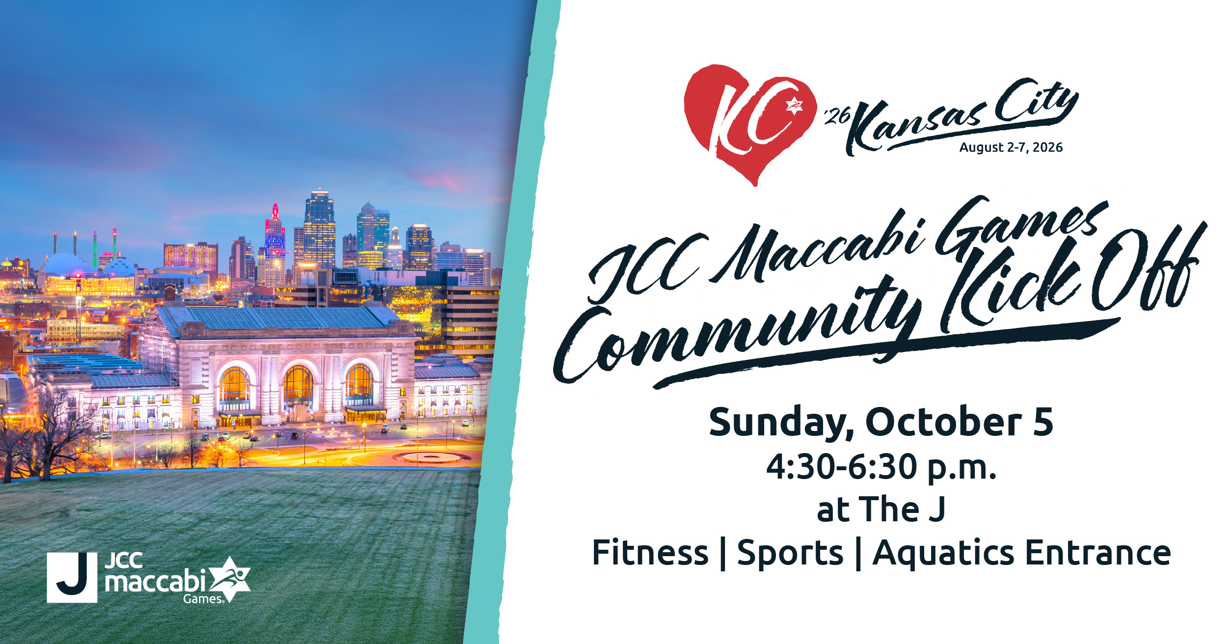 JCC Maccabi Kick Off - The J KC - Jewish Community Center