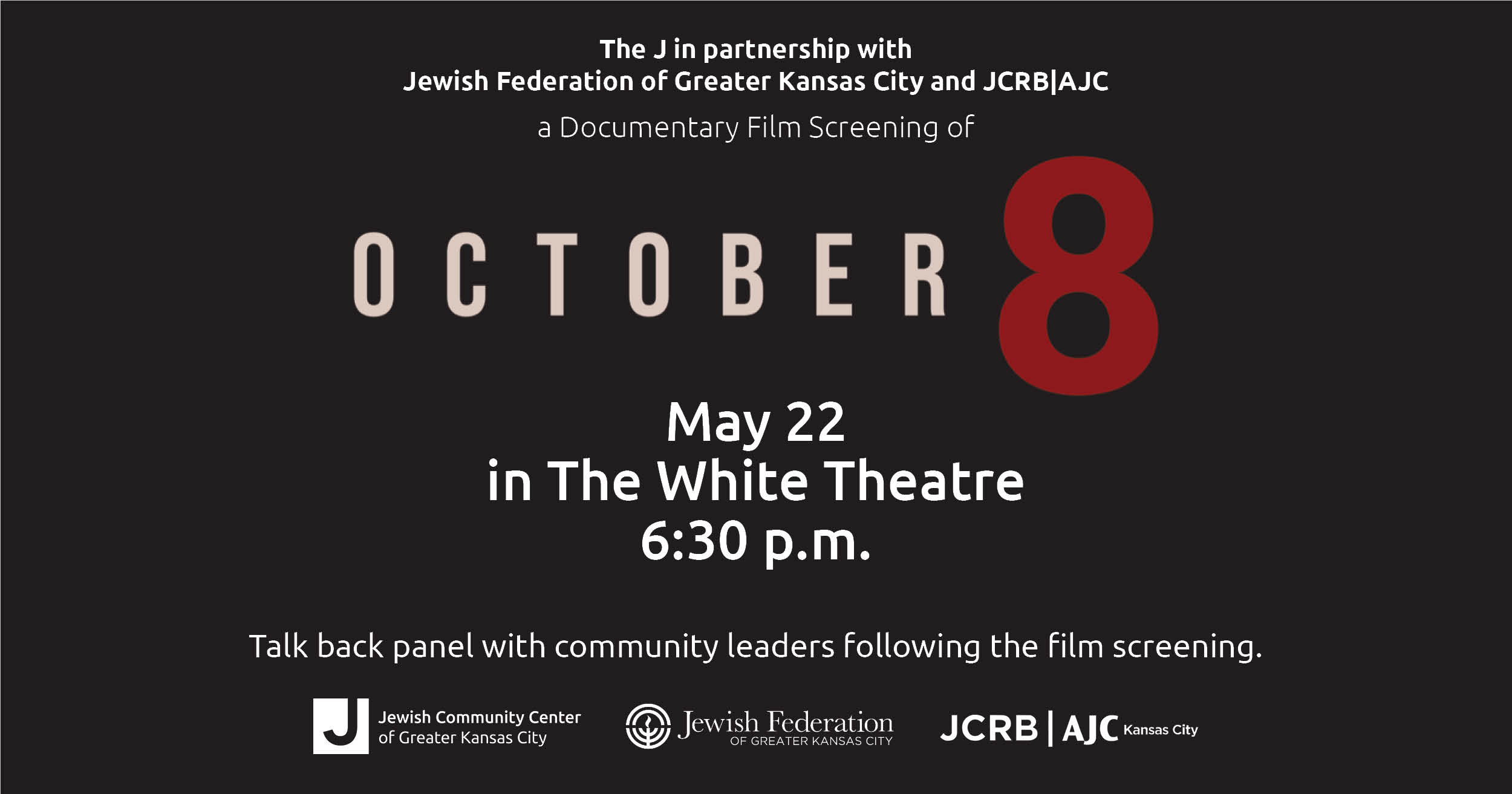OCTOBER 8th Film Screening - The J KC - Jewish Community Center
