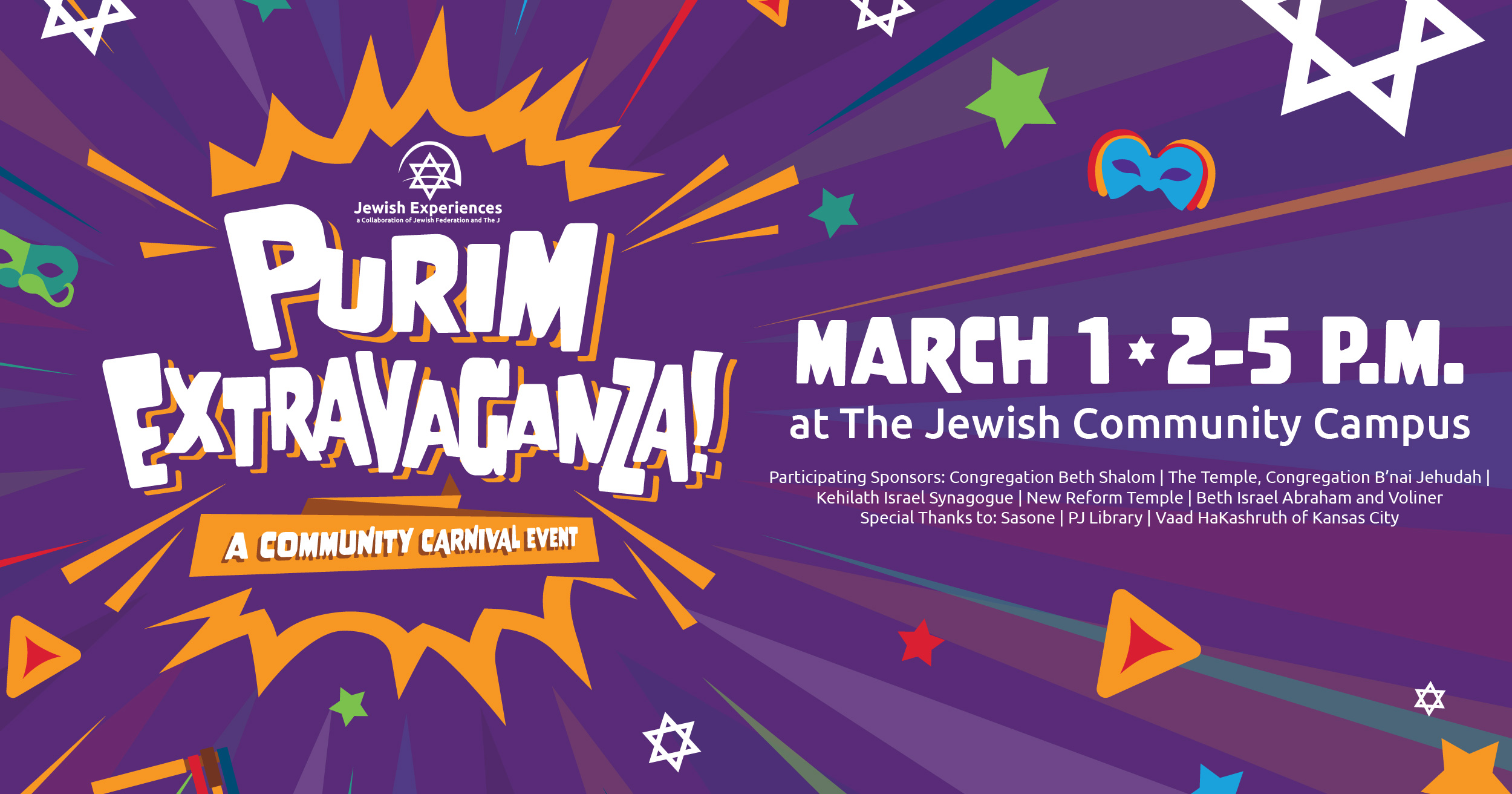 Purim Extravaganza! - The J KC - Jewish Community Center